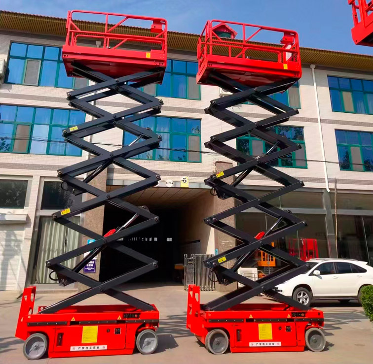 Plataforma Elevatória Tesoura Autopropulsada 12m | Capacidade 320kg ...